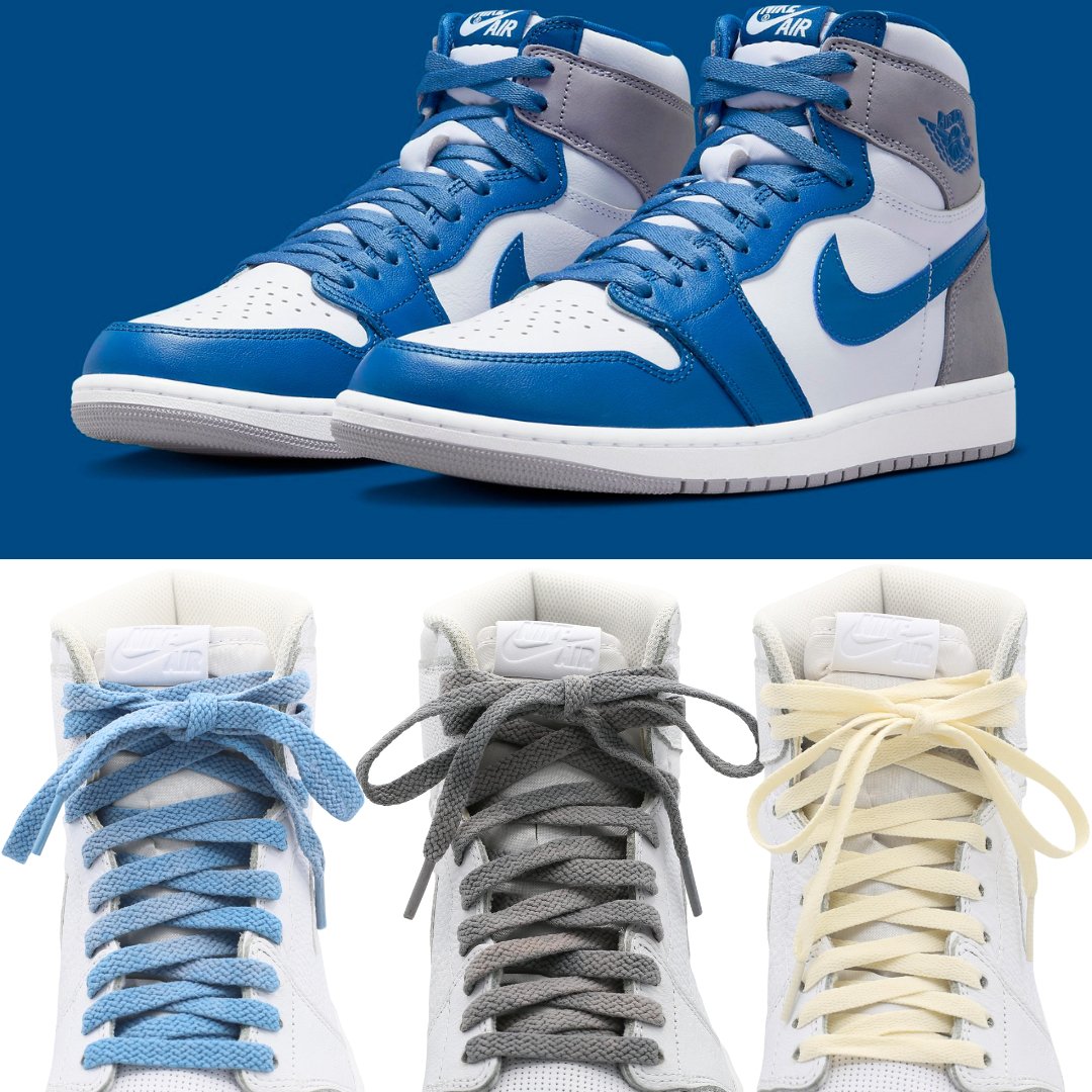 Best Lace Swaps For The Jordan 1 True Blue – Shoe Lace Supply